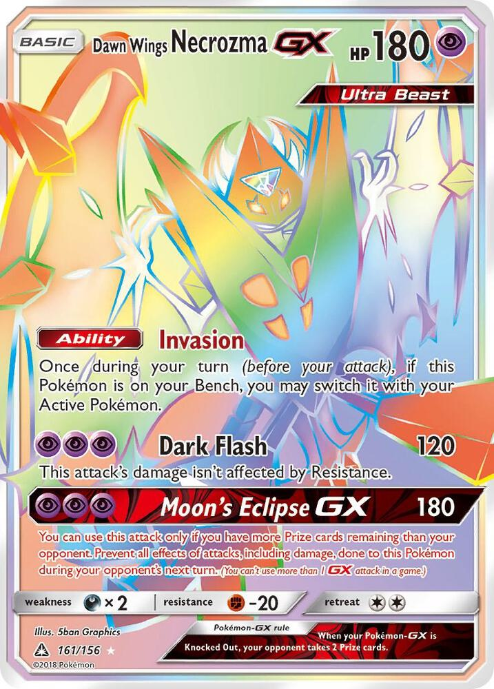 Dawn Wings Necrozma GX (Secret Rare) - SM - Ultra Prism (SM05)-Chinese – Pokevikie